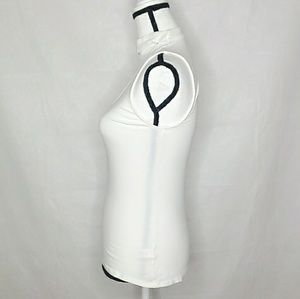 Express | Tops | Nwt Express White High Neck Open Chest Top S | Poshmark